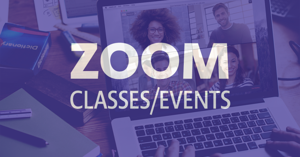 Zoom Classes and Events social - Relentless Love - Relentless Love
